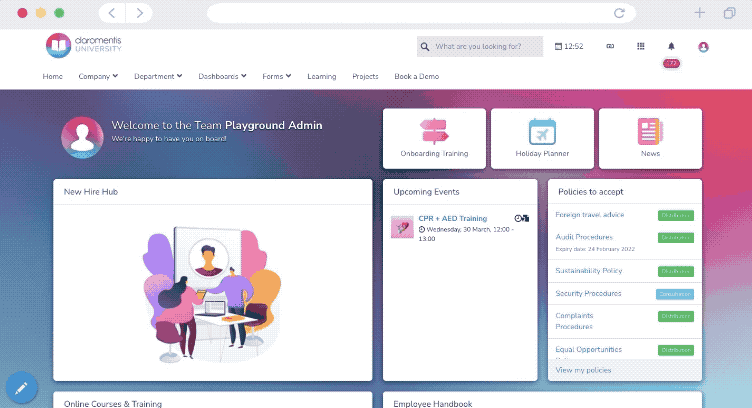 The benefits of Integrating your LMS training with your intranet