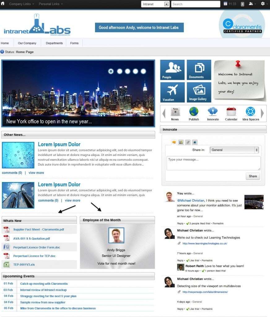 How to Create the Best Intranet Homepage for Your Company